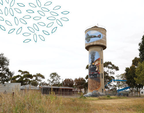 Water tower art puts Cressy on the map - Barwon Water